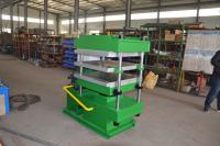 China OEM Column Rubber Vulcanizing Press Machine 50T 750x750 Hot Plate Size for sale