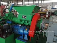 China Double Arm Feed Rubber Refiner Strainer Extruder With Horizontal Structure for sale