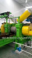 China CE Approved Two Roll Rubber Waste Recycling Crusher Machine for sale