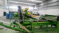 China No Wire No Fiber Tire Recycling Machine Crumb Rubber Plant for sale