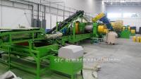 China High Output Tyre Rubber Powder Making Machine No Sewage for sale
