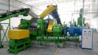 China High Output Tyre Rubber Powder Making Machine No Sewage for sale