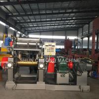 China 20kg/Batch Two Roll Steel Welding Rubber Mixing Machine 22kw for sale