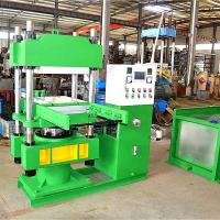 China 100 Ton Pressure PLC Control Vertical Structure Rubber Vulcanizing Press Plate Vulcanizing Machine for sale