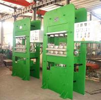 China Hydraulic Rubber Vulcanizing Machine with 200 Tons Total Pressure PLC Automatic Control and Electric Heating for sale