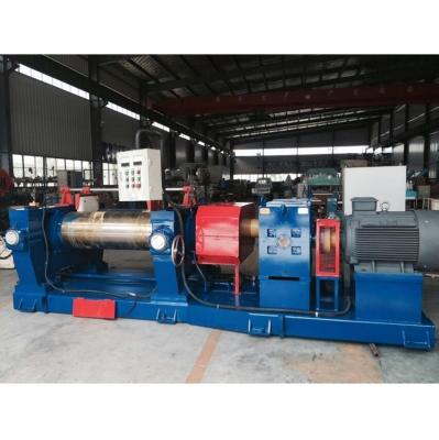 China 18 Inch Rubber Mixer Machine / XK-450 Open Type Rubber Mixing Mill For Rubber Sheet for sale