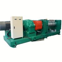 China XK-300 Rubber Mixing Mill with Chilled Alloy Cast Iron Rolls Water Cooling and Auto Reversing Panel for sale