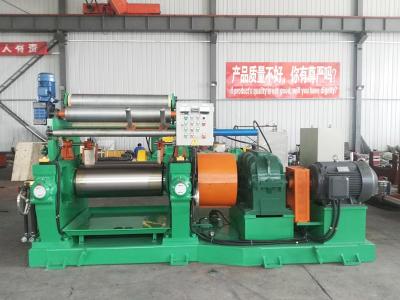 China XK-400 Rubber Mixing Mill with Φ400*1000 Roller 37KW Motor Power and Chilled Alloy Cast Iron Rolls for sale