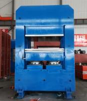 China Automatic Rubber Vulcanizing Press Machine with PLC Control, 5.60 MN Total Pressure and 400mm Piston Stroke for sale