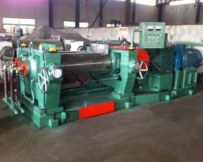 China XK-400 Two Roll Rubber Mixing Mill with Φ400X1000 Roller 18.65 m/min Front Roller Speed and 1 Year Warranty for sale
