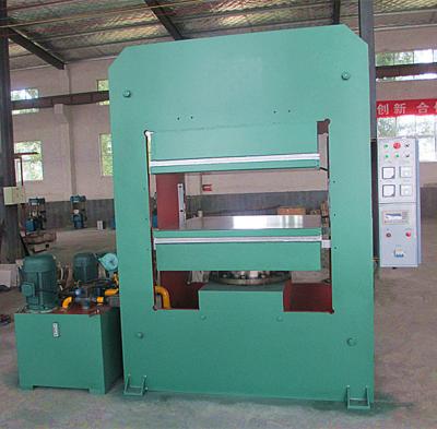 China Rubber Vulcanizing Press Machine with Hot Press Machine PLC Control for sale
