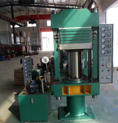 China Factory Direct Supply 0.25 MN Total Pressure Plate Vulcanizing Press with 125 mm Daylight and 4 Working Layers for Rubber Sole for sale