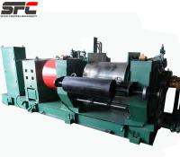 China Industrial Reclaimed Rubber Machine with Waist-dump Type Rolls and Roller Bearing Lubrication for Rubber Refining for sale