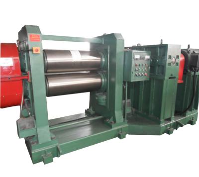 China Two Roll Rubber Calender Machine with Hollow Smooth Roll, 360mm Roll Diameter, and 37KW Main Motor Power for sale