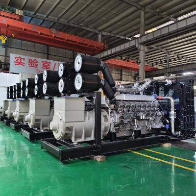 China Industrial Prime Power 1600kw Generator Set 2000kva Mitsubishi Diesel Electric Plant for sale