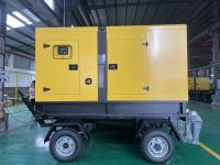 China Portable 50kw 100kw 200kw 250kw Slient Type Trailer diesel Generators With Wheel Power Genset for sale