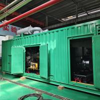 China 1000kw 1200kw 1500kw Container Type diesel Generator Set Industrial Power Plant Diesel Generator Set With Weichai Engine for sale