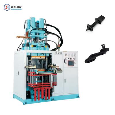 China Auto Rubber Parts Vertical Injection Molding Machine For Making Rubber Wire Harness Protector for sale