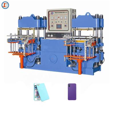 China Silicone Phone Case Making Plate Hydraulic Vulcanizing Hot Press Machine from China Factory for sale
