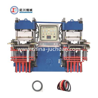 China Automatic Rubber Press Vacuum Compression Moulding Machine To Make Steering Wheel Cover Inner Rubber Ring for sale