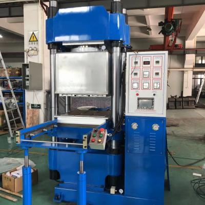 China 300ton Single Work Station Rubber Vulcanizing Vacuum Compression Molding Machine Silicone Foldable Bowl Bottle for sale
