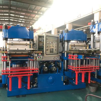 China Rubber Processing Machinery Hydraulic Press Machine Double Press Station To Make Rubber Seals For UPVC Pipes for sale