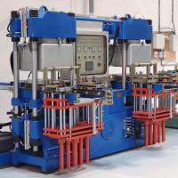 China Plate Vulcanizing Press Rubber Vacuum Compression Molding Machine 380V for sale