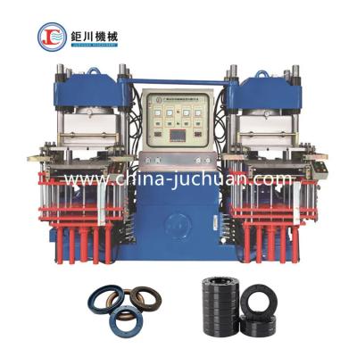 China Automatic Rubber Press Vacuum Compression Moulding Machine To Make Steering Wheel Cover Inner Rubber Ring for sale