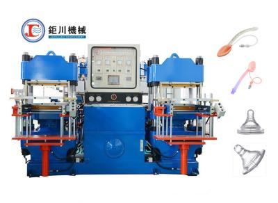 China 100ton - 1200ton China Factory Price White or Blue Color Hydraulic Hot Press Machine for making medical rubber stopper for sale