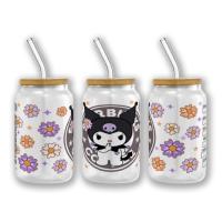 China OEM Printing UV DTF Libbey Wraps For Cups Wraps Spanish 16oz Tumbler for sale
