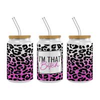 China OEM Printing UV DTF Libbey Wraps For Cups Wraps Spanish 16oz Tumbler for sale