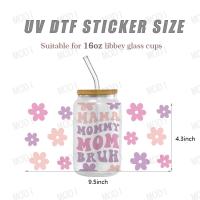 China 20oz Mama'S Day UV DTF Transfers For  Glass Tumblers Durable And Washable Designs for sale