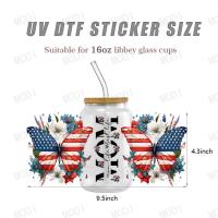 China UV DTF Cup Wrap Transfers For Libbey Glass Tumbler With Custom Mama'S Day Designs for sale