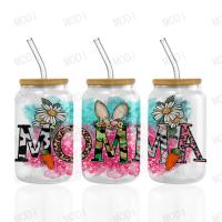 China Mother'S Day UV DTF Transfer 16oz Mother'S Day Cup Designs Ideal For Custom Projects for sale