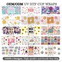 China Mother'S Day UV DTF Transfer 16oz Mother'S Day Cup Designs Ideal For Custom Projects for sale