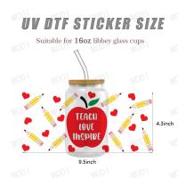 China Custom Libby Cartoon Wraps With 3D UV DTF Cup Wrap Transfers Labels And Rub On Paper for sale