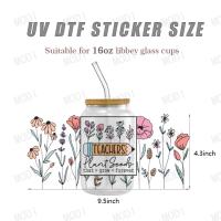 China Custom Logo UV DTF Cup Transfers For Teachers' Day With And Fashion Transfer Label for sale