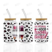 China Teachers Day UV DTF Cup Transfers Customizable Stickers For Quick And Project Design for sale