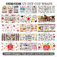 China UV DTF Cup Wrap Transfer Sticker 1000 Designs Available With UV DTF Cup Wrap Transfers For Easy Project Customization for sale
