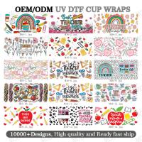 China Teachers Day UV DTF Cup Transfers Customizable Stickers For Quick And Project Design for sale