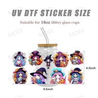 China UV DTF Transfers For Halloween Cup Wrap Designs On Glass Tumblers For Holiday Decor for sale