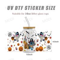 China Quick And Easy Halloween Cup Wrap Designs With UV DTF Transfers For Glass Tumblers for sale