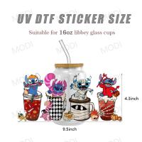 China Custom 16Oz 20Oz 24Oz 25Oz Halloween Christmas UV DTF Cup Wrap Transfers For Glass Can Cups Wraps for sale
