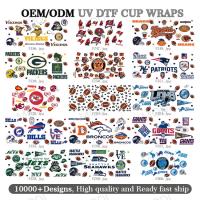 China Hello Kitty 16Oz Baseball Sports Balls UV DTF Transfer Cup Wrap Stickers For Glass Tumblers Custom Designs for sale