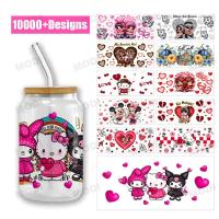 China Factory Custom UV DTF 16oz Cold Cup Wrap Transfers Transfer Printing Designs Ready To Ship For Cups for sale