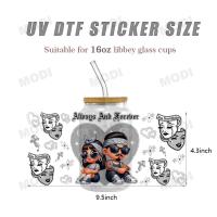 China UV DTF Cup Wrap Transfers Wholesale High Quality UV DTF Sticker Transfer Printing For Glass Can Cups Mother'S Day for sale