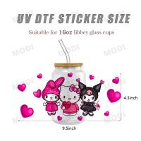 China Factory Custom UV DTF 16oz Cold Cup Wrap Transfers Transfer Printing Designs Ready To Ship For Cups for sale