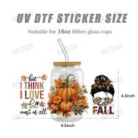 China Wholesale Uv Dtf Cup Wrap Transfers Valentine'S Day High Quality Custom Uv Dtf Transfer Couple Design Cup Wrap for sale