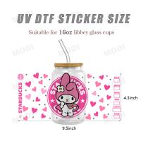 China Custom UV DTF Cup Wraps Transfer Printing Crystal Transfer Sticker UV DTF Sticker Cup Wraps Transfers For 16oz for sale