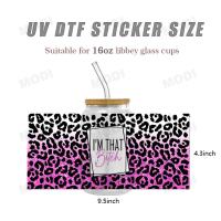 China 16oz 20oz  UV DTF Decals Stickers Wholesale Custom Logo Film Sheets UV DTF Cups Wraps Transfers For Mugs for sale
